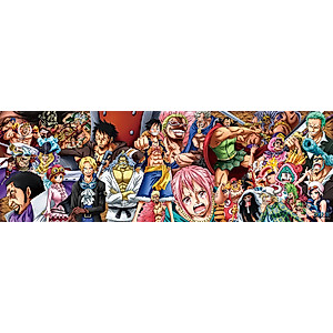 950 piece jigsaw puzzle ONE PIECE Dressrosa Fierce battle! (34x102cm) 950ピース ジグソーパズル ONE PIECE ドレスローザ大激戦! (34x102cm)