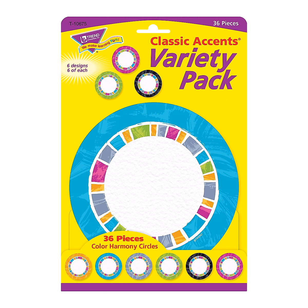 Color Harmony Circles Classic Accents® Variety Pack, 36 Count