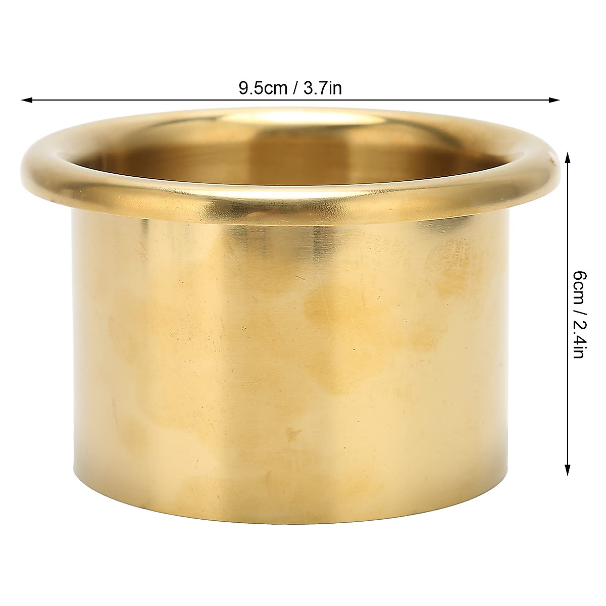 Bathroom Hair Dryer Holder, Proof Firm Stainless Steel Hair Dryer Stand for Bathroom Hotel, Hair Care Tools(Gold)