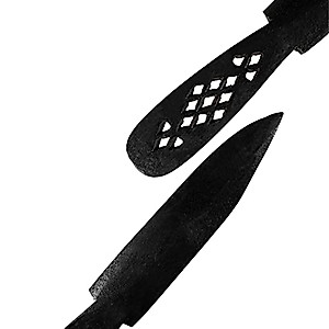 Mythrojan Wooden Knives, Athame Wiccan Wooden Handmade Knife Pagan Witch Wizard Wicca – Black