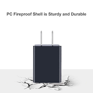 2 Cable AC Charger Fit for Anker Soundcore 1 2 Boost Mini 2 Flare + Plus Liberty Air Life Note Q10 Q20 Q30 Bluetooth Speaker Headphones Earbuds Charger Power Supply Adapter Cord