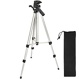 Nikon D5600 Wi-Fi Digital SLR Camera with 18-55mm VR & 70-300mm DX AF-P Lenses with 32GB Card + Backpack + Flash + Tripod + Kit (Renewed)