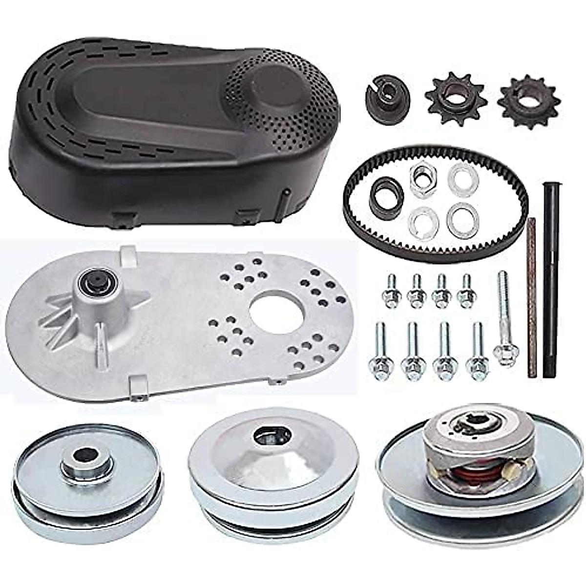 FDJ Predator 212CC Torque Converter Kit 30 Series 3/4" Go Kart Mini Bike Comet Clutch Set 3/4" Inch 10T #40 or #41 Chain Driver Pulley Replacement Comet TAV2 Go-Kart Torque Converter kit