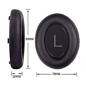 Replacement Ear Pads Ear Cups Compatible with Bose 700 NC700 Noise Cancelling Wireless Headphones Earpad Comfort PU Leather Headset Ear Cushions Cover