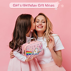 Kids Makeup Kit for Girl, Real Washable Kids Makeup Toy Kit, Little Girls Makeup Toy, Toddler Make up Set & Non-Toxic Cosmetic Set Age 3-12Year Olds Child Birthday Gift