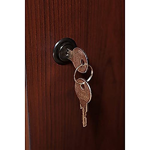 Bush Furniture Kathy Ireland Home Bennington Manager's Desk, Harvest Cherry