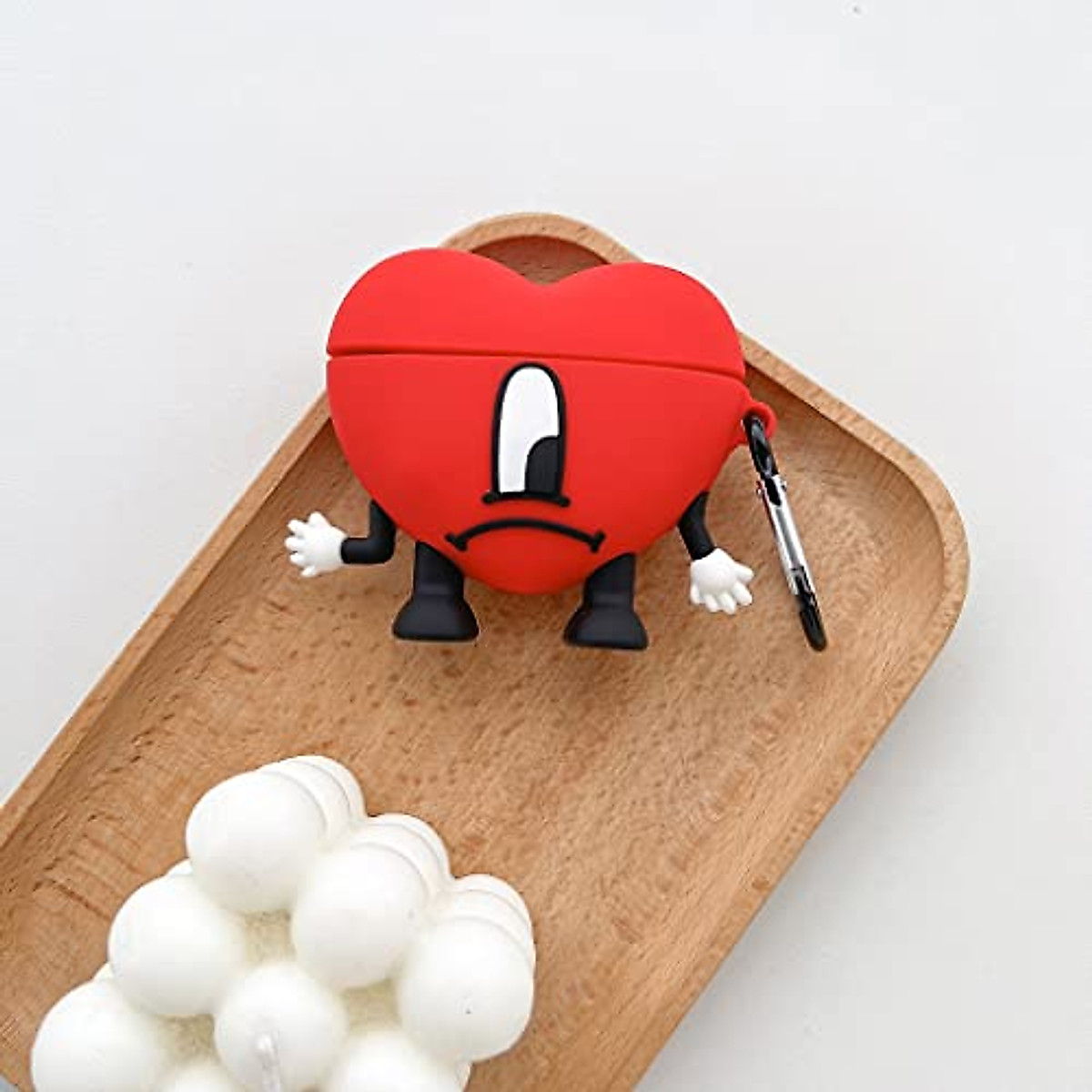 AirPod 1/2 Case, 3D Cool Spacecraft Airpod Design Boys Men Soft Protective Cover Case Compatible for Airpod 1/2 Charging Case (Love)