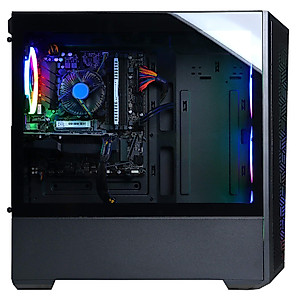 CyberpowerPC Gamer Xtreme VR Gaming PC, Intel Core i5-13400F 2.5GHz, GeForce RTX 4060 8GB, 16GB DDR5, 2TB NVMe SSD, Wi-Fi Ready & Windows 11 Home (GXiVR8060A18),Black