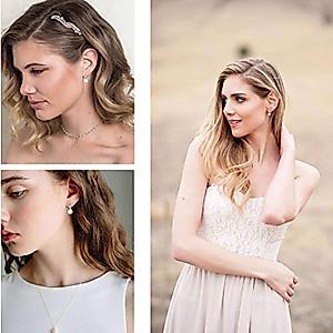 925 Sterling Silver Hoop Handpicked AAA+ Quality 7.5-8mm White Freshwater Cultured Pearl Dangle Drop Earrings Jewelry for Women