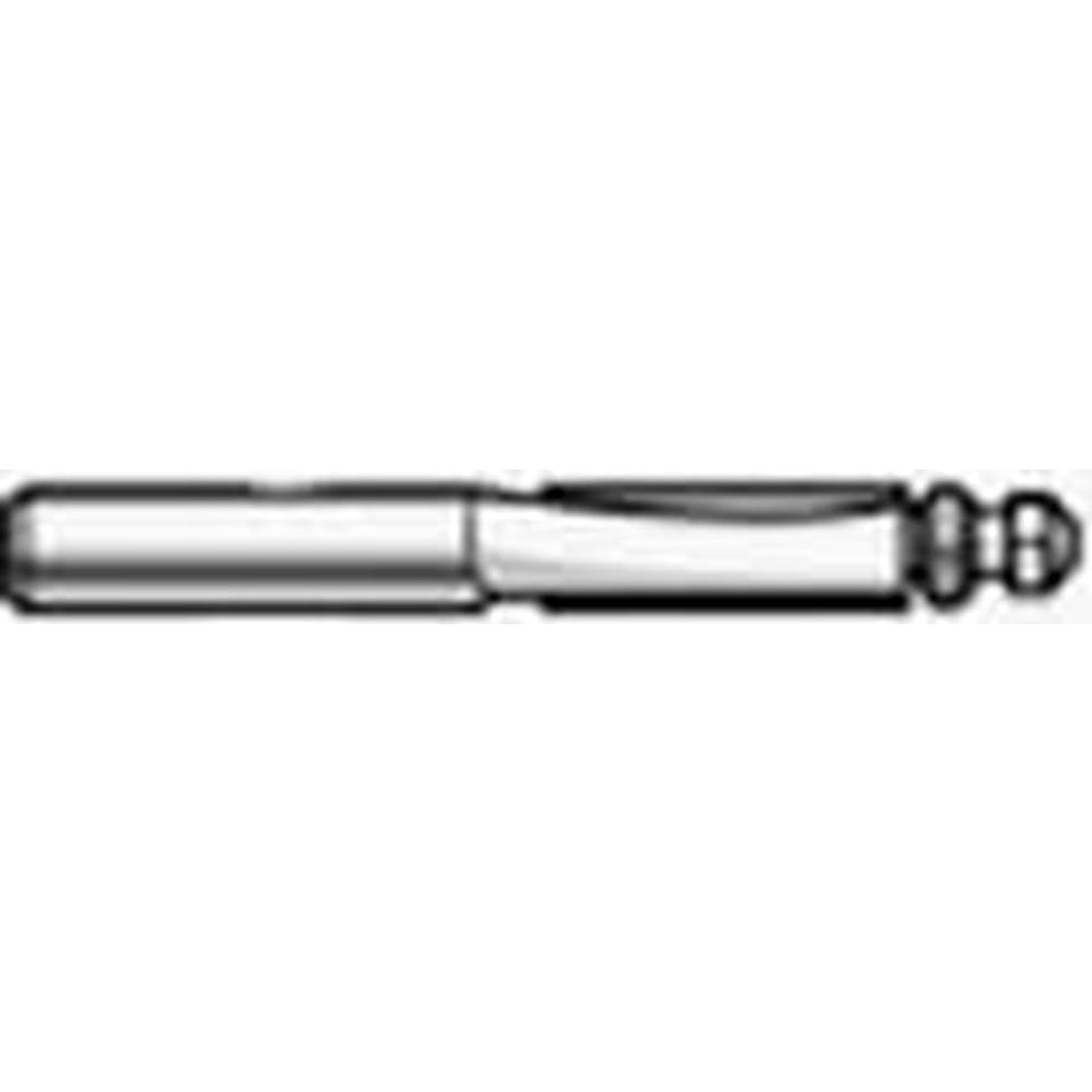 Bosch 85683M 1/2-Inch Diameter 3/8-Inch Cut Carbide Tipped Top Bearing Core Box Router Bit 1/4-Inch Shank