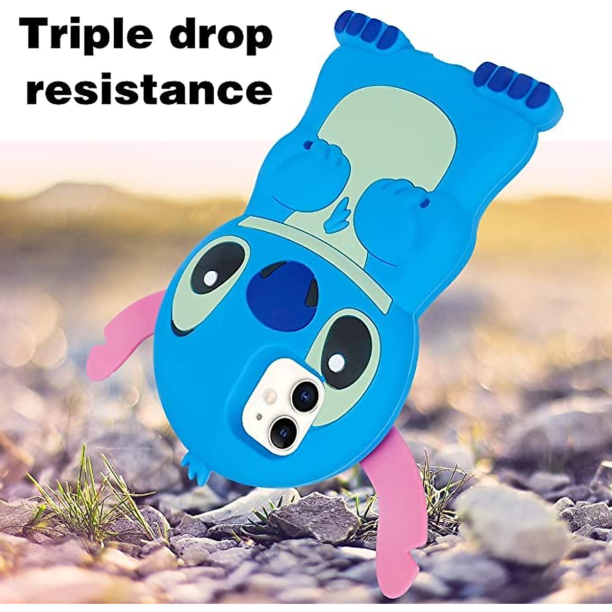 Besoar Case Designed for iPhone 12 Mini Cute Cartoon Fun Funny Kawaii 3D Animal Character Cases Unique Silicone Cover for Girls Boys Kids Teens for iPhone 12 Mini 5.4 inch