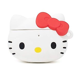 iFace Hello Kitty & Friends Cute AirPods Case Compatible with 1st / 2nd Gen. - Silicone Protective Cover [Carabiner Clip Included] [Wireless Charging Compatible Cover] - Hello Kitty