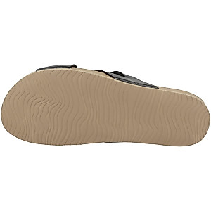 Reef Women's Cushion Spring Bloom Sport Sandal, Black/Tan, 7.5