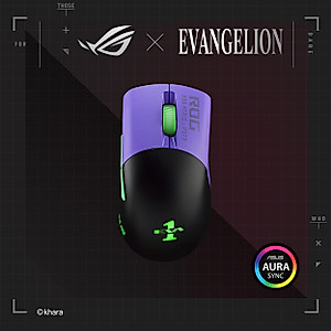ASUS ROG Strix 27” 1440P EVA Edition HDR Gaming Monitor (XG27AQM-G) - QHD (2560 x 1440) & ROG Keris Wireless EVA Edition Gaming Mouse, Tri-Mode connectivity