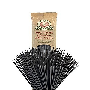 Rustichella D'abruzzo Durum Wheat Black Squid Ink Tonnarelli Pasta - 17.6 Oz (1 Pack)