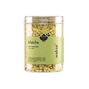 wakse Matcha Hard Wax Beans (12.8oz), 12.8 Ounce