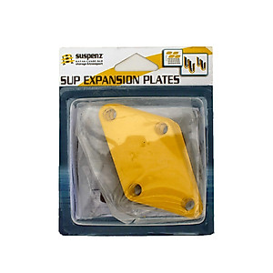 Suspenz Stand Up Paddle Board Expansion Plates to make a Double Wall Storage Rack for hanging 2 SUPs and Surfboards (31-5503)