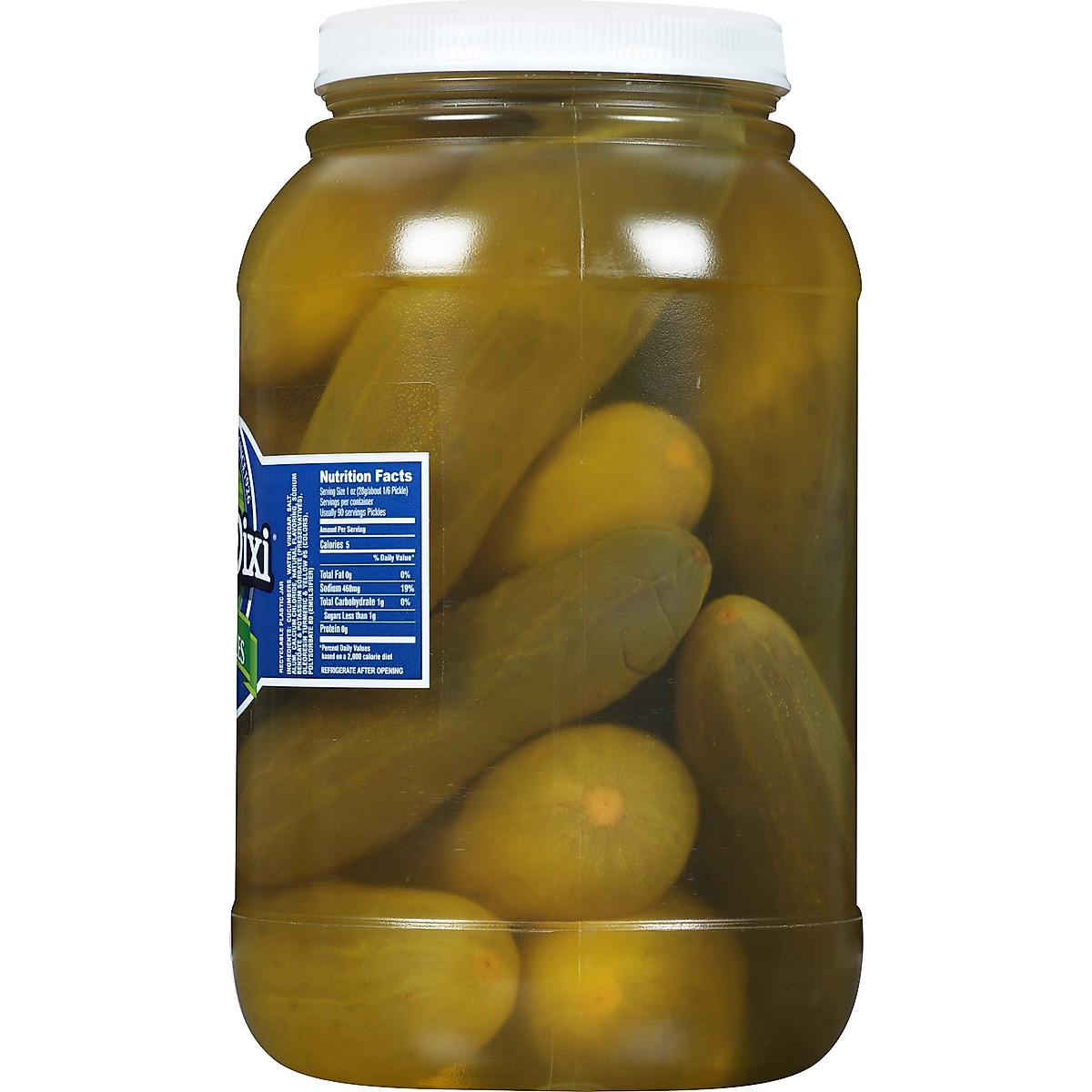 Del-Dixi Dill Pickles 1 Gal 12-16 count