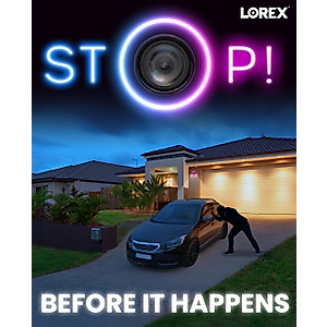 Lorex 1080p Wired WiFi Smart Video Doorbell Camera w/No Subscription Fee - Smart Security Lighting, Motion Detection, 2 Way Talk, Includes 32GB MicroSD (Slate)