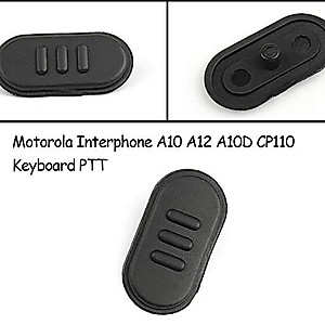 KOOBOOK 1Pcs Talk PTT Launch Key Switch Button for Motorola A10 A12 A10D CP110 Two Way Radio