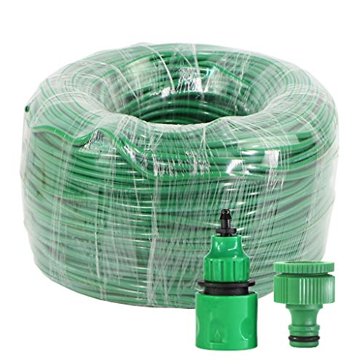 UXZDX CUJUX 10-70m 1/4'' Green Garden Watering Irrigation Hose Water Tubing Micro Drip Pipe for Irrgation System 4/7mm Hose (Color : 50m)