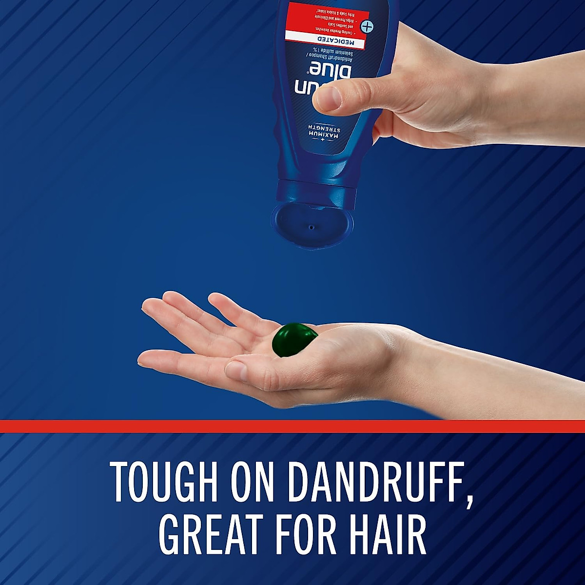 Selsun Blue Men's Care Medicated Antidandruff Shampoo, Maximum Strength Scalp Treatment With Selenium Sulfide, 11 fl. oz.