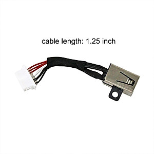 Zahara DC Power Jack Harness Cable for Dell Inspiron 13 7000 7347 7348 7352 7353 7359 7368 7378/15 7558 7568 7569 7579 PF8JG 0PF8JG 0JDX1R 0248FC P57G 450.07R03.000 450.07R03.0021 450.0EZ05.0011