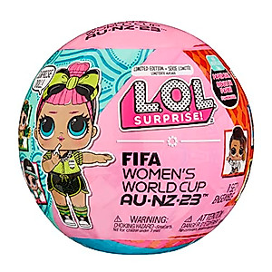 LOL Surprise X FIFA Women's World Cup Australia & New Zealand 2023 Dolls with 7 Surprises, Accessories, Limited Edition Dolls, Collectible Dolls, Soccer- Themed Dolls- Great Gift for Girls Age 4+