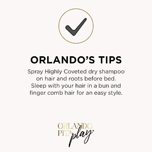 Orlando Pita Play Highly Coveted Dry Shampoo, Absorbs Oil, Adds Fullness, No Parabens, No SLS/SLES, 5.8 Oz
