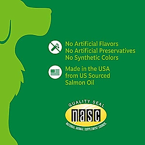 Zesty Paws Salmon Omega Oil Hemp for Dogs and Cats with Wild Alaskan Salmon Oil Omega 3 and 6 Fatty Acids with EPA DHA for Pets Supports Normal Skin Moisture and Immune System Function 32oz