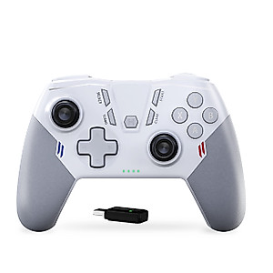 Uberwith Wireless Game Controller, Dual Vibration Joystick Gamepad Computer Game Controller for PC Windows 7/8/10, PS3/TV Box/Laptop/Android Mobile Phones