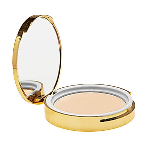 Winky Lux Diamond Complexion Powder, Compressed Matte Foundation With Powdered Diamonds for Flawless Airbrush Effect, Blurs Pores and Fine Lines, 8g, Light