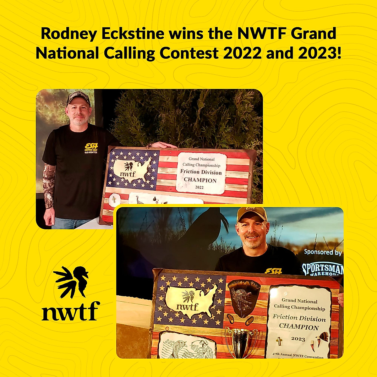 ESH 3 Pack Combo Mouth Turkey Calls for Hunting - Turkey Hunting Accessories with Realistic Turkey Sounds - Diaphragm Turkey Call Set