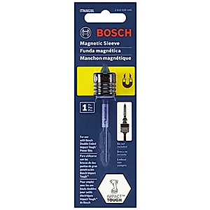 BOSCH ITMAGSL 1-Piece Impact Tough Magnetic Sleeve for use with Bosch Double-Ended Impact Tough Power Bits
