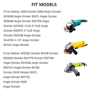 5Pcs Angle Grinder Spanner Wrench, Angle Grinder Tool Lock-nut Wrench Grinder Flange Nut Compatible With Milwaukee Dewalt 193465-4 Bosch Black Decker Ryobi 4.5" 5" 5/8-11 Parts