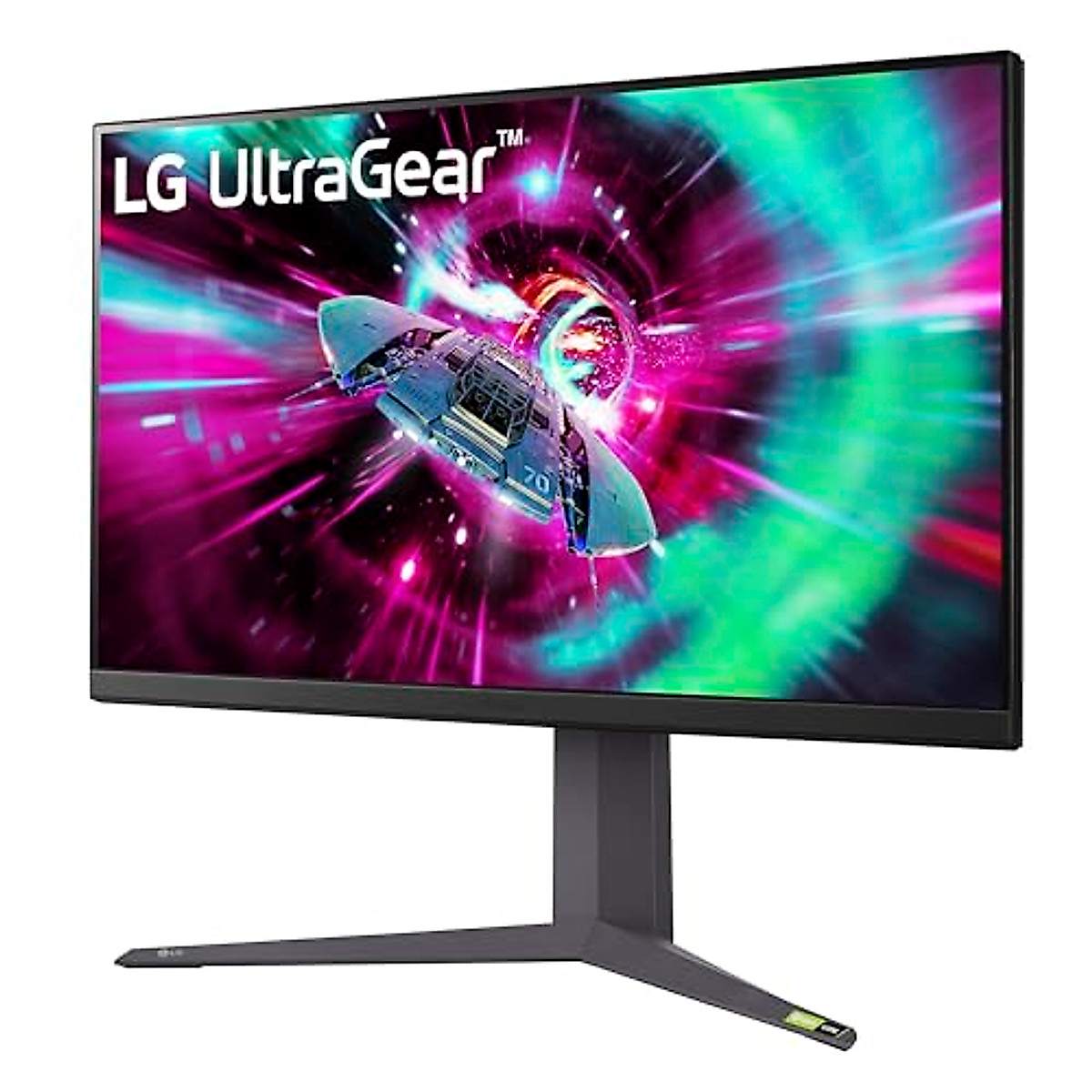 LG 32" UltraGear 4K UHD (3840x2160) Gaming Monitor, 144Hz, 1ms, VESA DisplayHDR 400, G-SYNC and AMD FreeSync Premium, HDMI 2.1, DisplayPort, 4-Pole HP Out DTS HP:X, Tilt/Height/Pivot Stand, Black