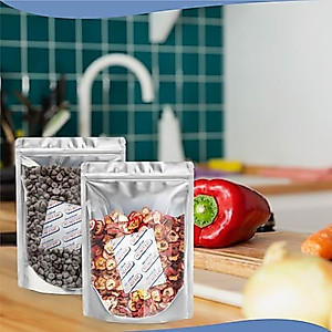 BELLE KR 200cc Oxygen Absorbers for Food Storage - 100 Pcs (5pcs Per Pack) with Indicator - Oxygen Absorbers for Maximum Freshness, Flavor Preservation & Extended Shelf Life