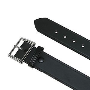 Boston Leather 1.75in. Garrison Leather Belt (38, Black)