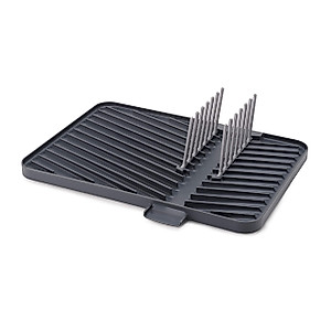 Joseph Joseph - 85139 Joseph Joseph Flip-Up Drain Board with Foldable Dish Rack, One-size, Gray