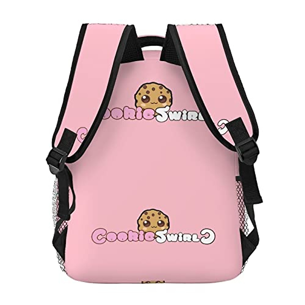 Pobecan Cookie Anime Swirl C Backpack Funny Laptop Back Pack Book Bag Hiking Outgoing Daypack For Women Mens