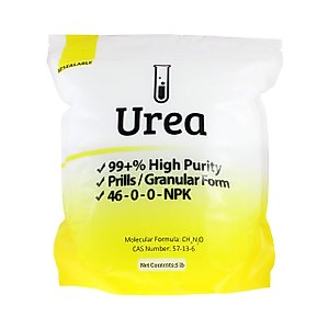 Duda Energy 5 lb Prilled Urea 46.0% Minimum Nitrogen Commercial Grade 98.5+% Purity (urea5f)