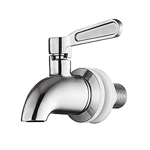 hgzaccompany Stainless Steel Spigot for Drink Dispenser, Replacement Metal Spigot for Beverage Dispenser, Water Dispenser Faucet, Food Grade Metal Spout.