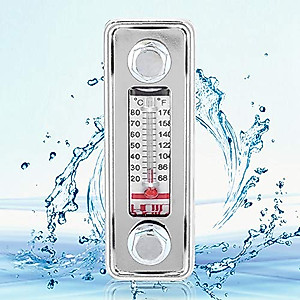 Deosdum Oil Liquid Level Gauge Meter Transparent Intuitive Display Good Sealing Accurate Measurement (LS-3)