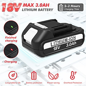 Tree.Nb Weed Trimmer with Battery Powered,3 in 1 Cordless Mower, 2 X 2.0ah Battery Operated Wheel, Mower Suitable for Garden and Yard