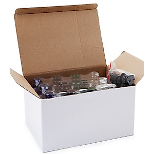 Vivaplex, 8, Assorted Colors, 4 oz Glass Bottles, with Glass Eye Droppers