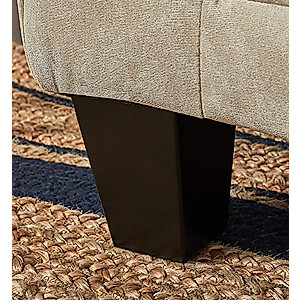 Serta Copenhagen 78" Sofa - Pillowed Back Cushions and Rounded Arms, Durable Modern Upholstered Fabric - Marzipan