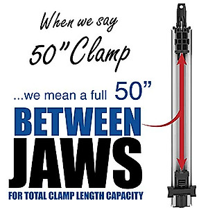 ProGrip Straight Edge Clamp Ideal for Cutting Large Sheets of Plywood and Dado Slots (50 inch Clamp)