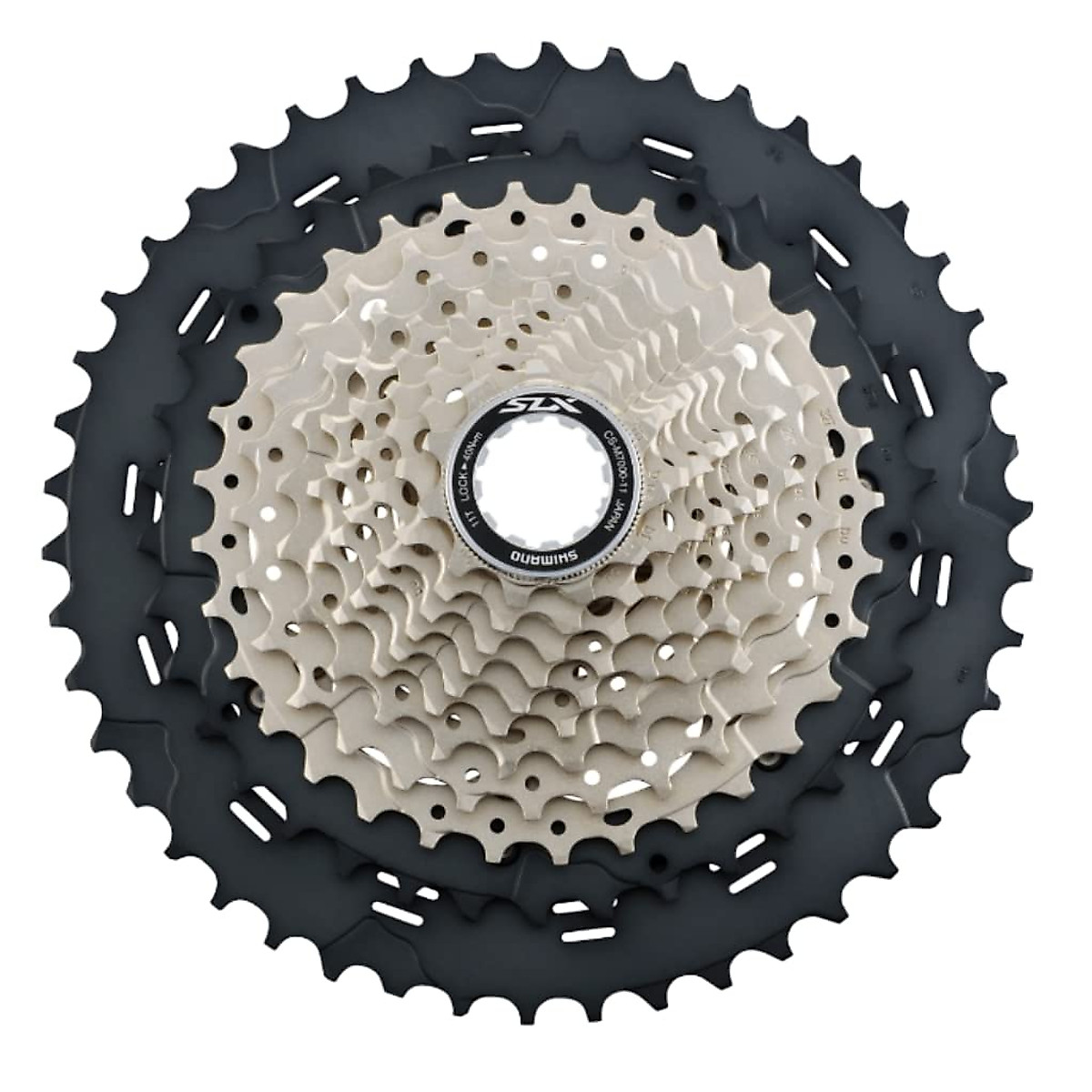 Shimano SLX CS-M7000 Cassette - 11 Speed, 11-40t, Silver/Black