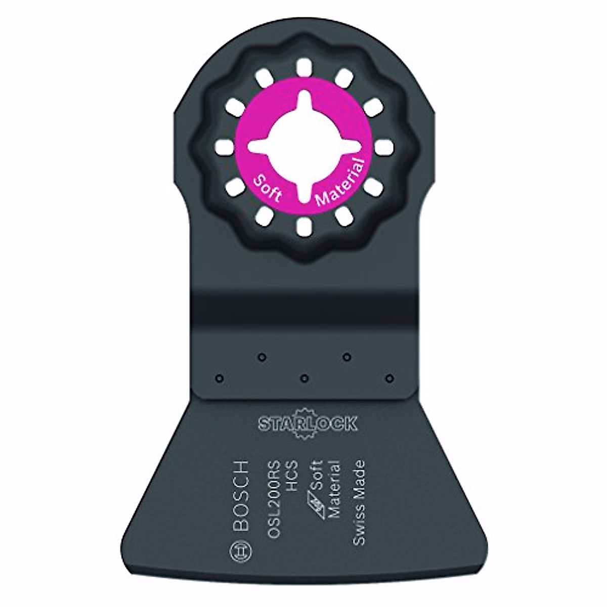 BOSCH OSL200RS 1-Piece 2 In. Starlock Oscillating Multi Tool Soft Materials High-Carbon Steel Rigid Scraper Blade for Removing Tough Sealants, Adhesives, Paint