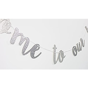 StarsGarden Silver Glitter Welcome to Our Home Banner for Housewarming Patriotic Military Decoration Family Party Supplies Cursive Bunting Photo Booth Props Sign(Silver Welcome Home), SG-22N448